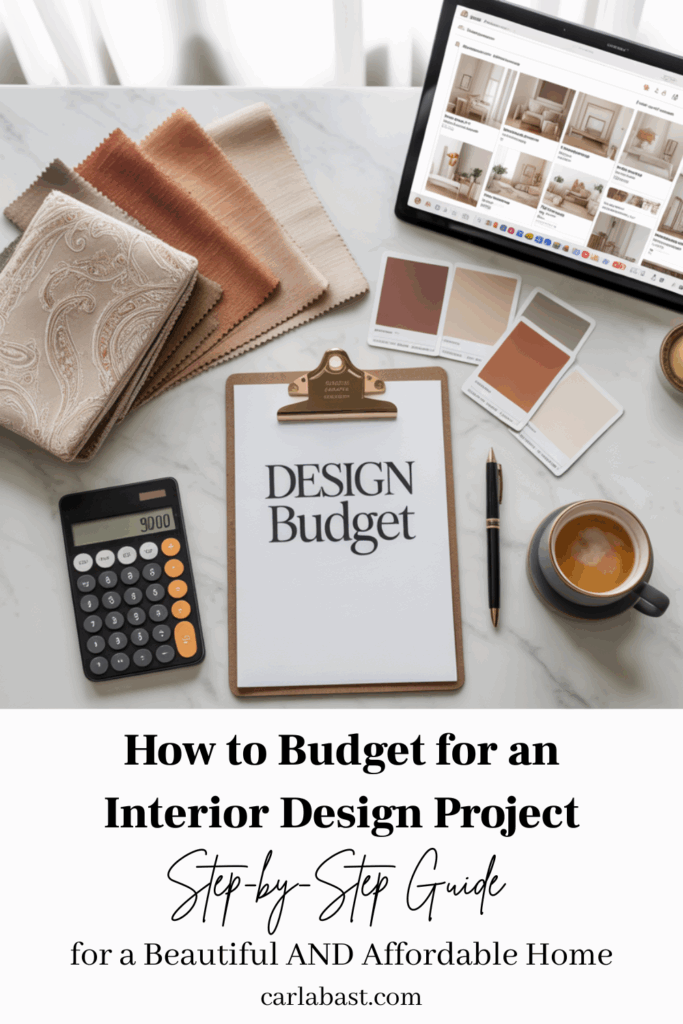 How to Budget for an Interior Design Project | Carla Bast Design