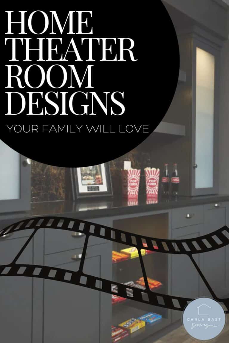 Home Theater and Movie Room Design Ideas You'll Love | Carla Bast Design