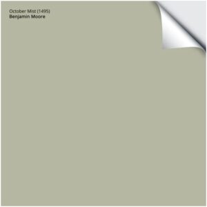 Benjamin Moore October Mist 1495: Paint Color Review | Carla Bast Design