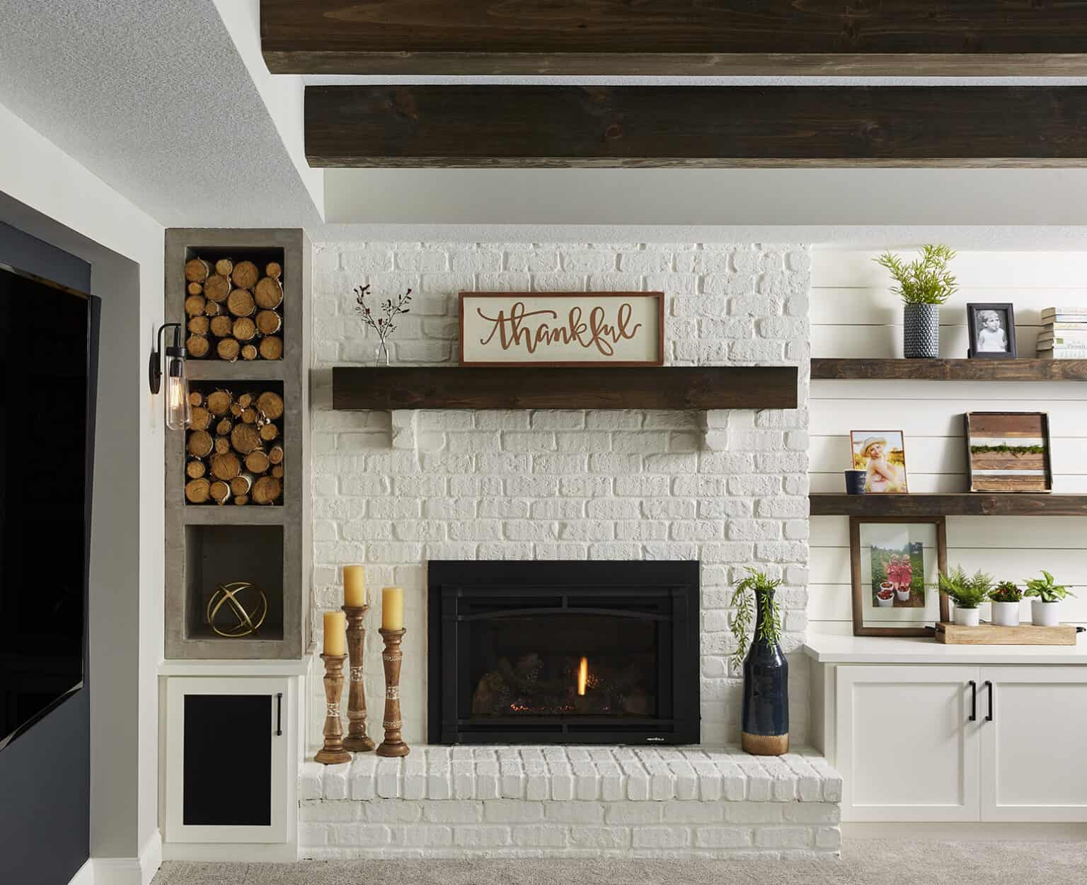 13 Fireplace Accent Wall Ideas for Your Home | Carla Bast Design