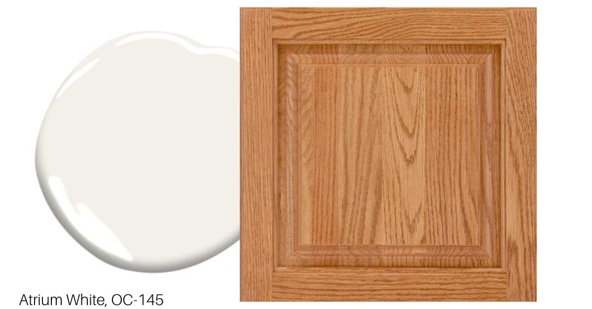 10 Best White Paint Colors That Go with Oak | Carla Bast Design