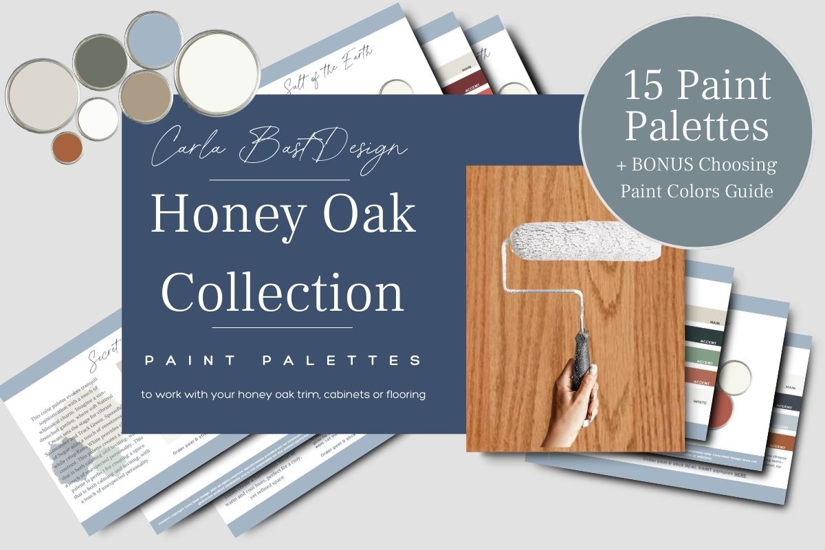 Countertop Colors for Honey Oak Kitchens | Carla Bast Design
