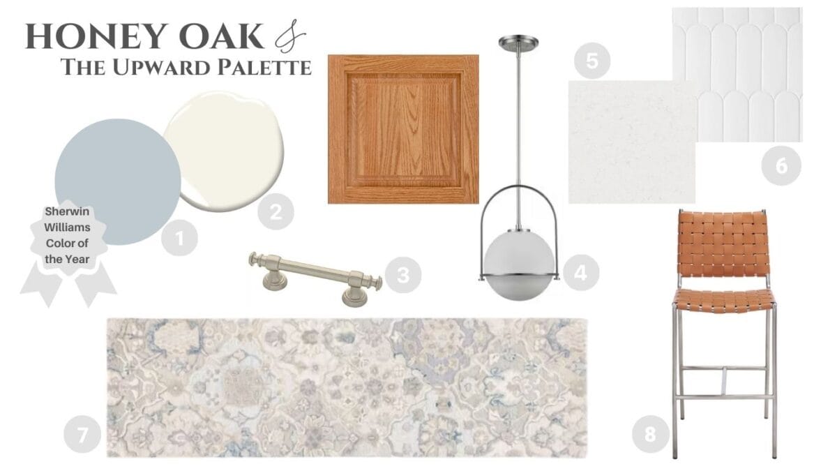 10 Modern Kitchen Design Ideas with Honey Oak Cabinets | Carla Bast Design