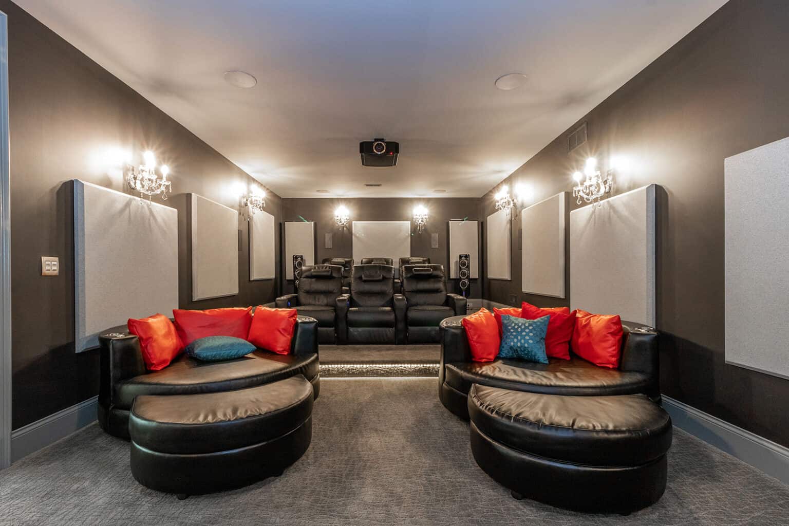 Home Theater and Movie Room Design Ideas You'll Love | Carla Bast Design