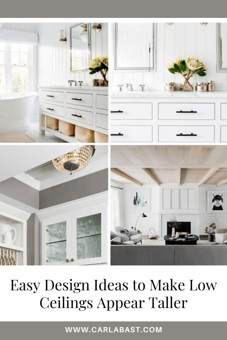 25 Low Ceiling Tricks & Ideas | Carla Bast Design