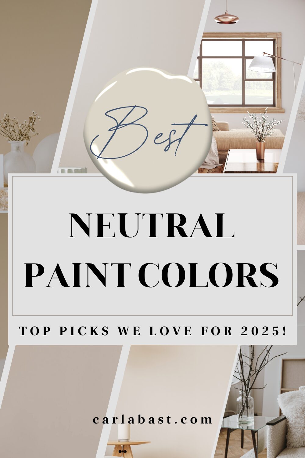 Best Neutral Paint Colors to Update Your Home in 2025 | Carla Bast Design