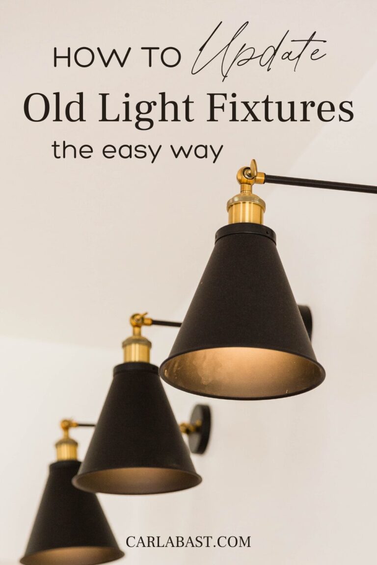 How to Update Old Light Fixtures to Make a Major Impact