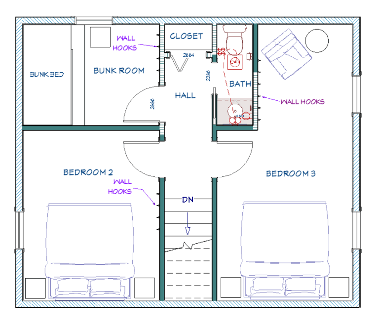 Converting a Small Closet into a Powder Room Bathroom | Carla Bast Design
