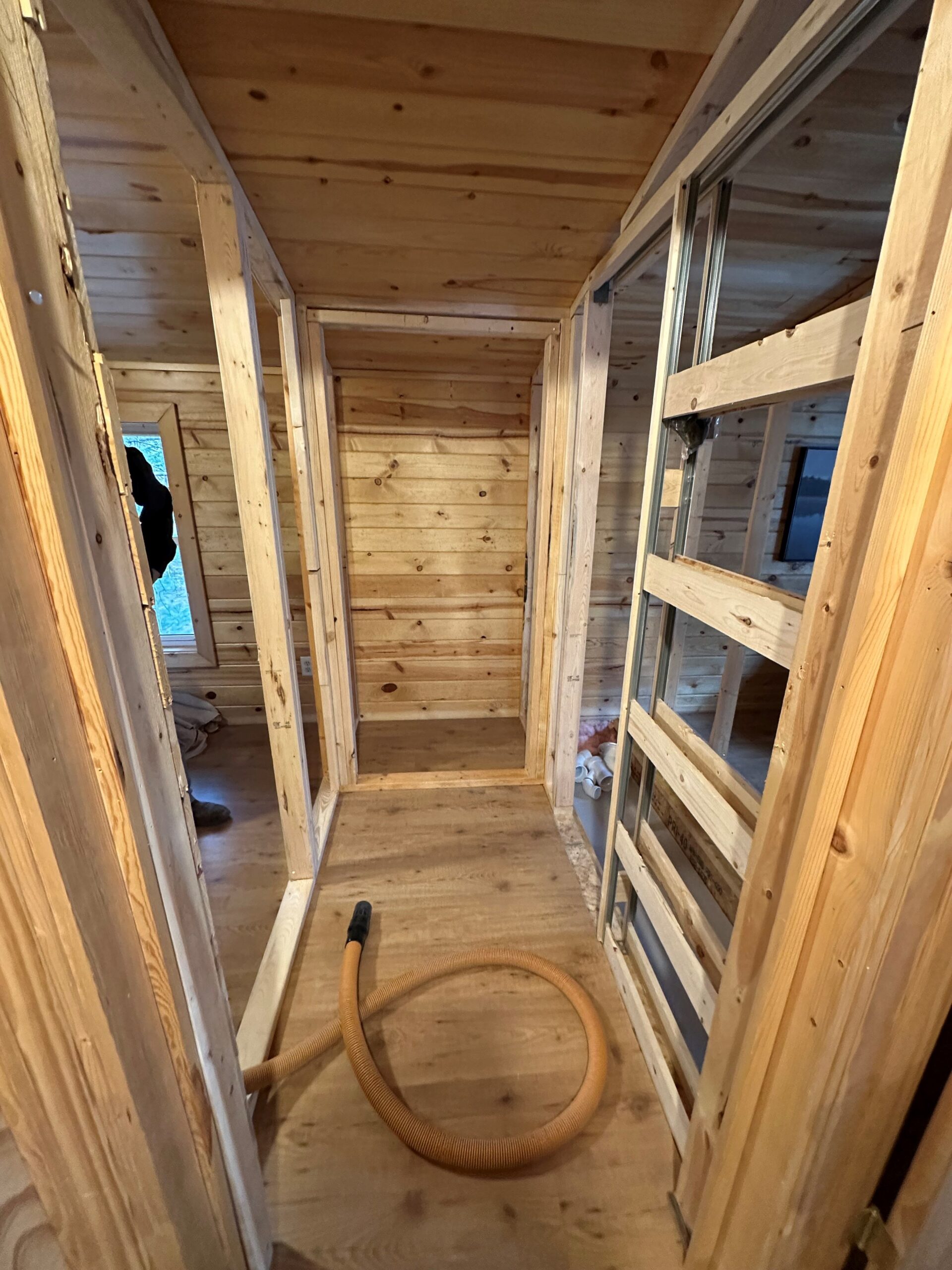 Converting a Small Closet into a Powder Room Bathroom | Carla Bast Design