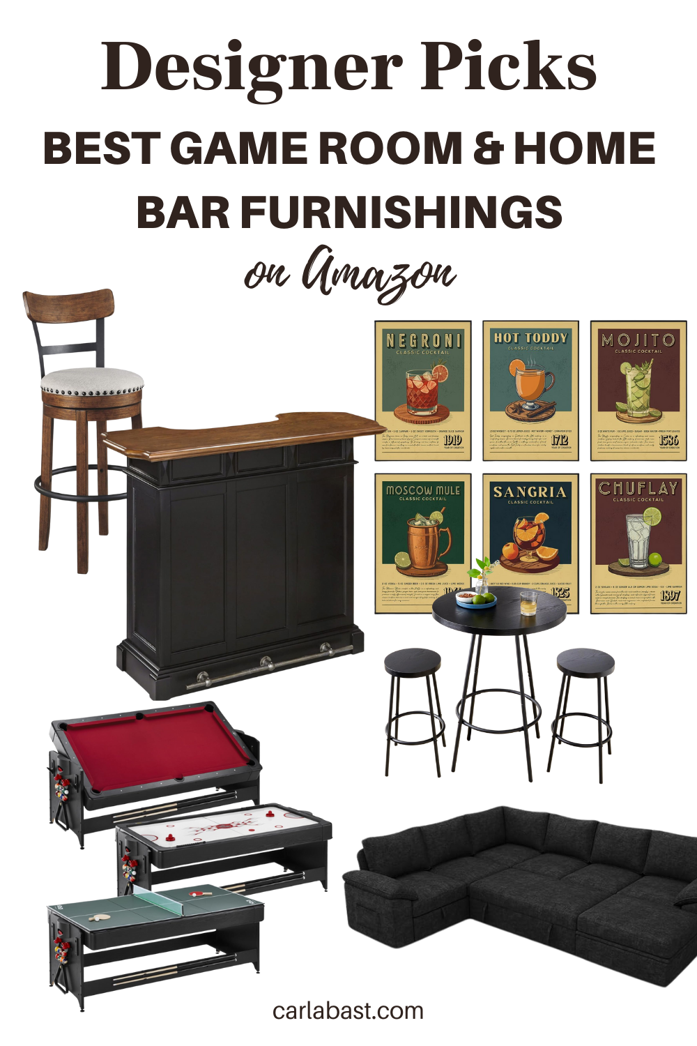 25 Best Game Room and Bar Furniture Trends for Home | Carla Bast Design